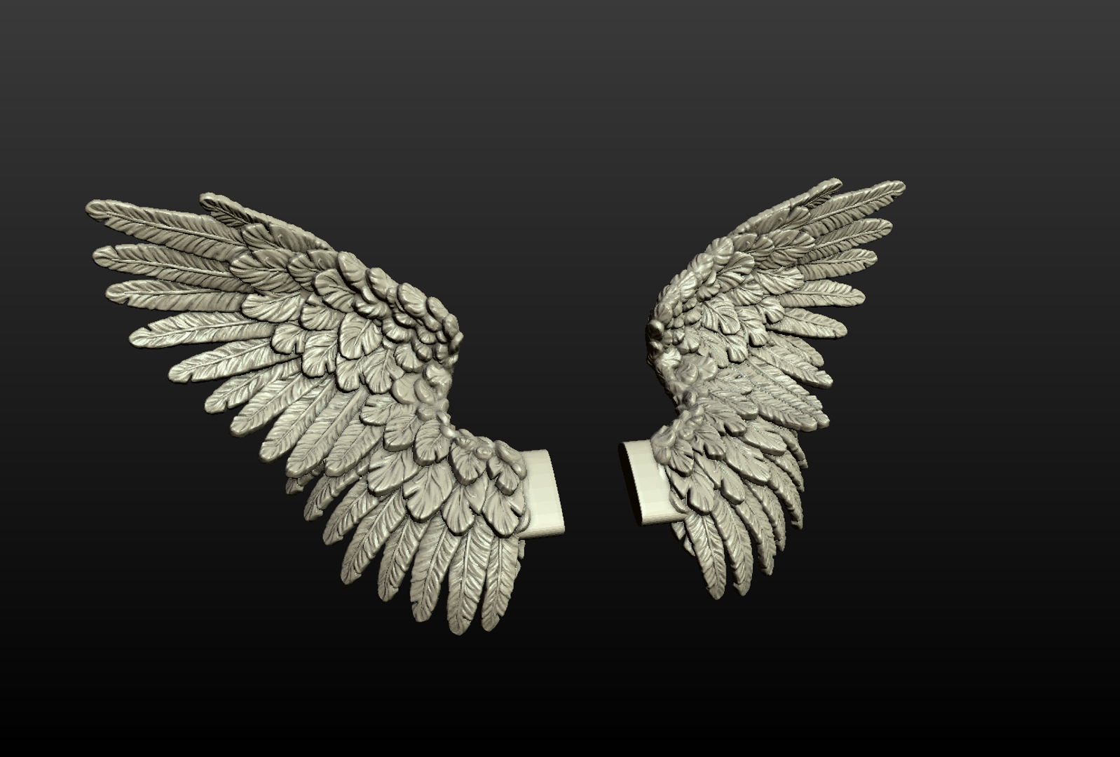 3D Feather Wings - TurboSquid 1180063