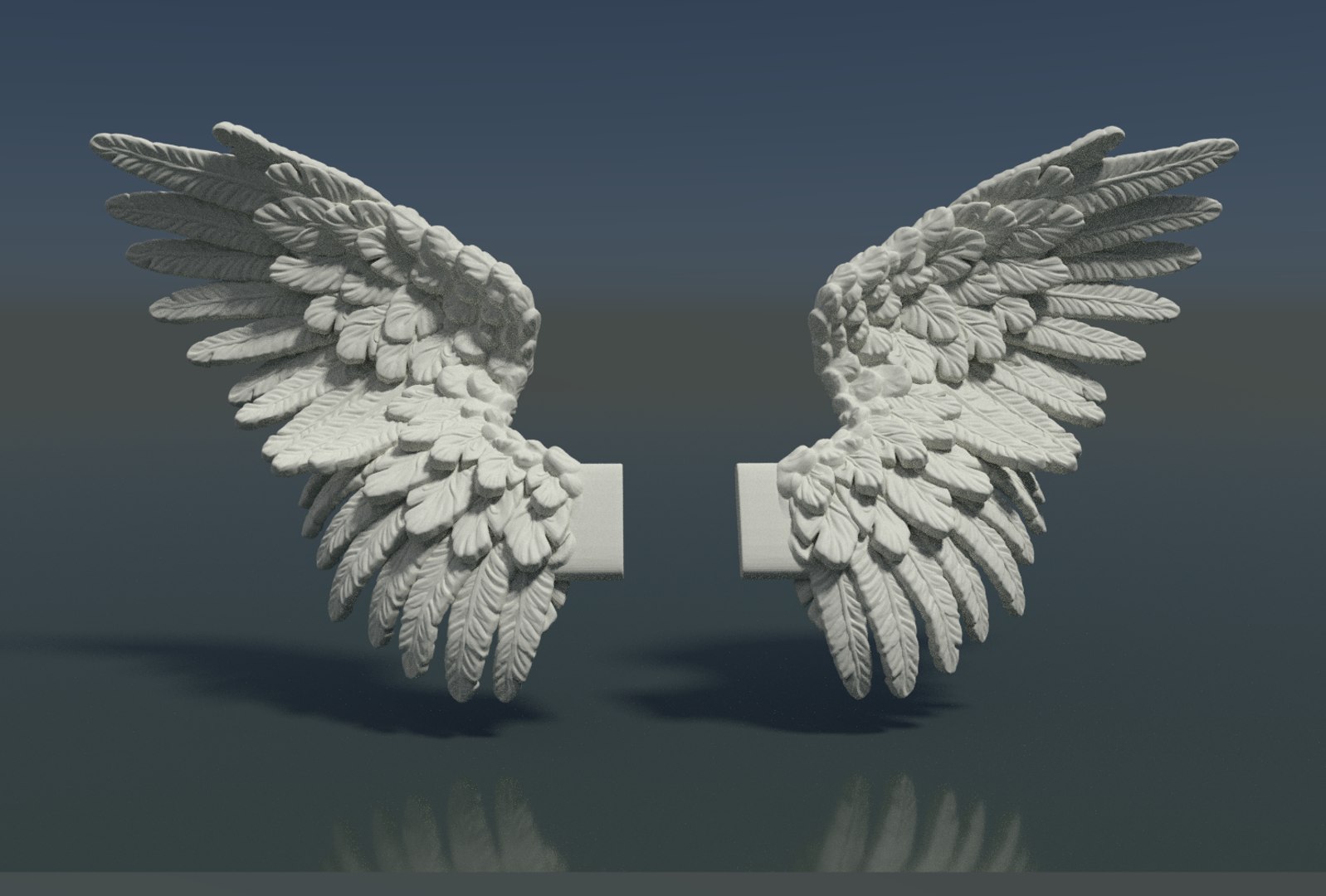 3D Feather Wings - TurboSquid 1180063
