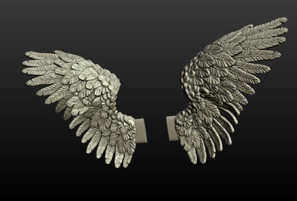3D feather wings - TurboSquid 1180063