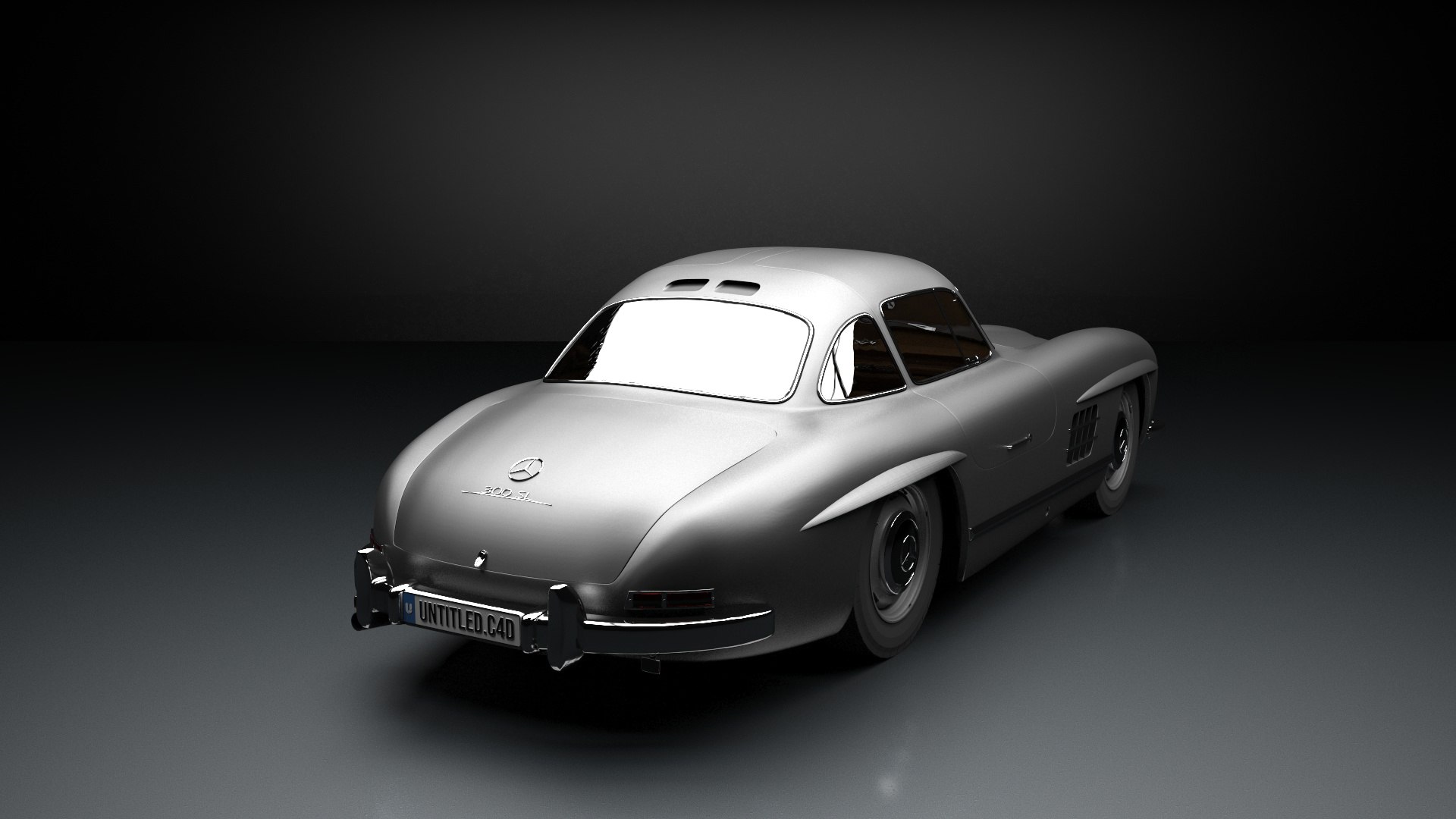 3D Mercedes 300SL 1955 Model - TurboSquid 2112300