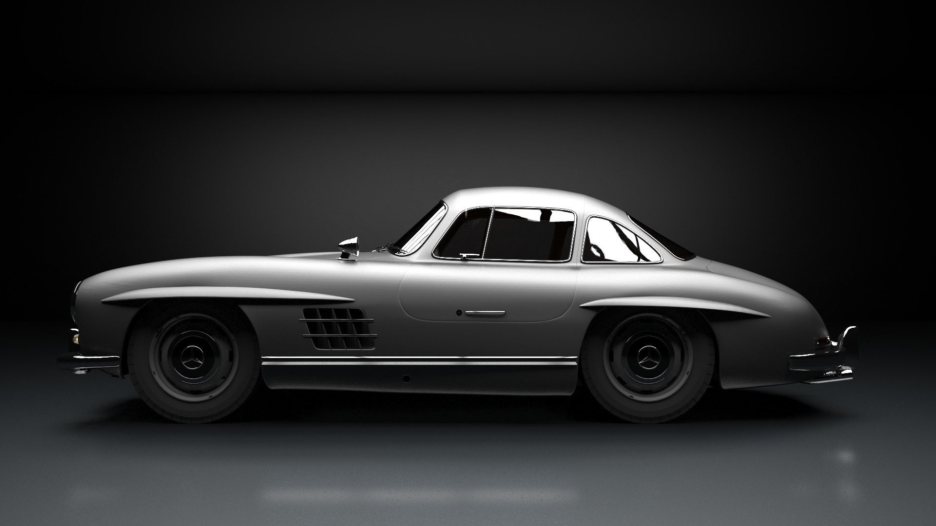 3D Mercedes 300SL 1955 Model - TurboSquid 2112300