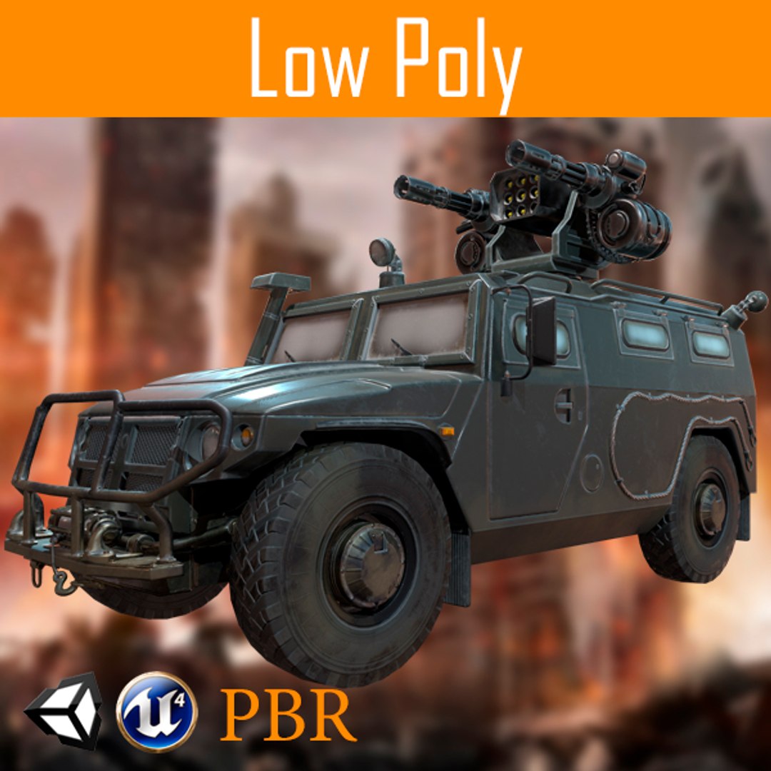 Armored Car 3D - TurboSquid 1260027