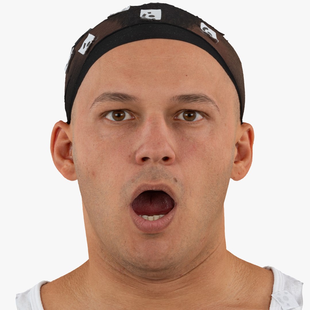 Marcus human head mouth 3D - TurboSquid 1605444