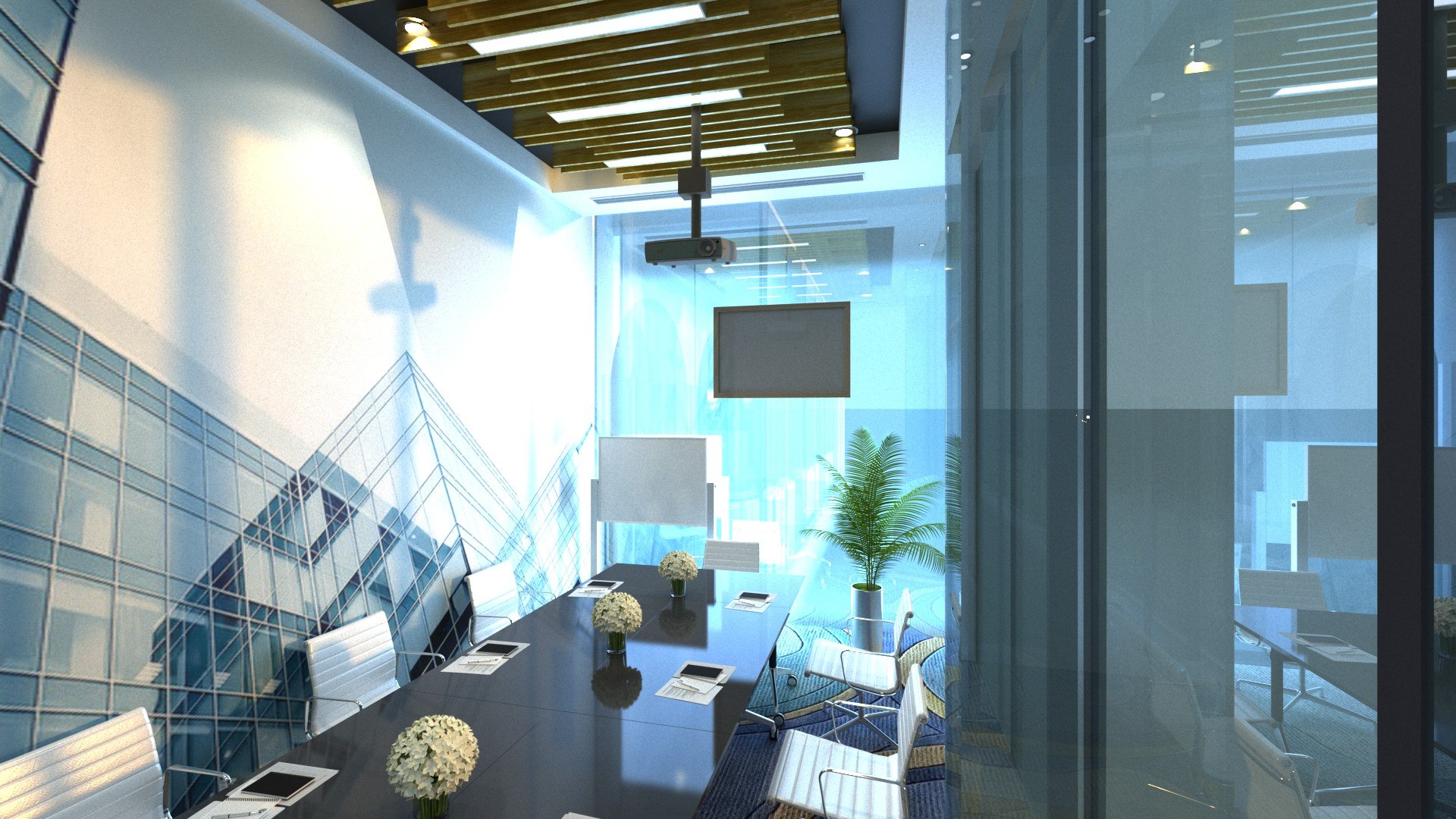 Modern Workspace 3D Model - TurboSquid 2103204