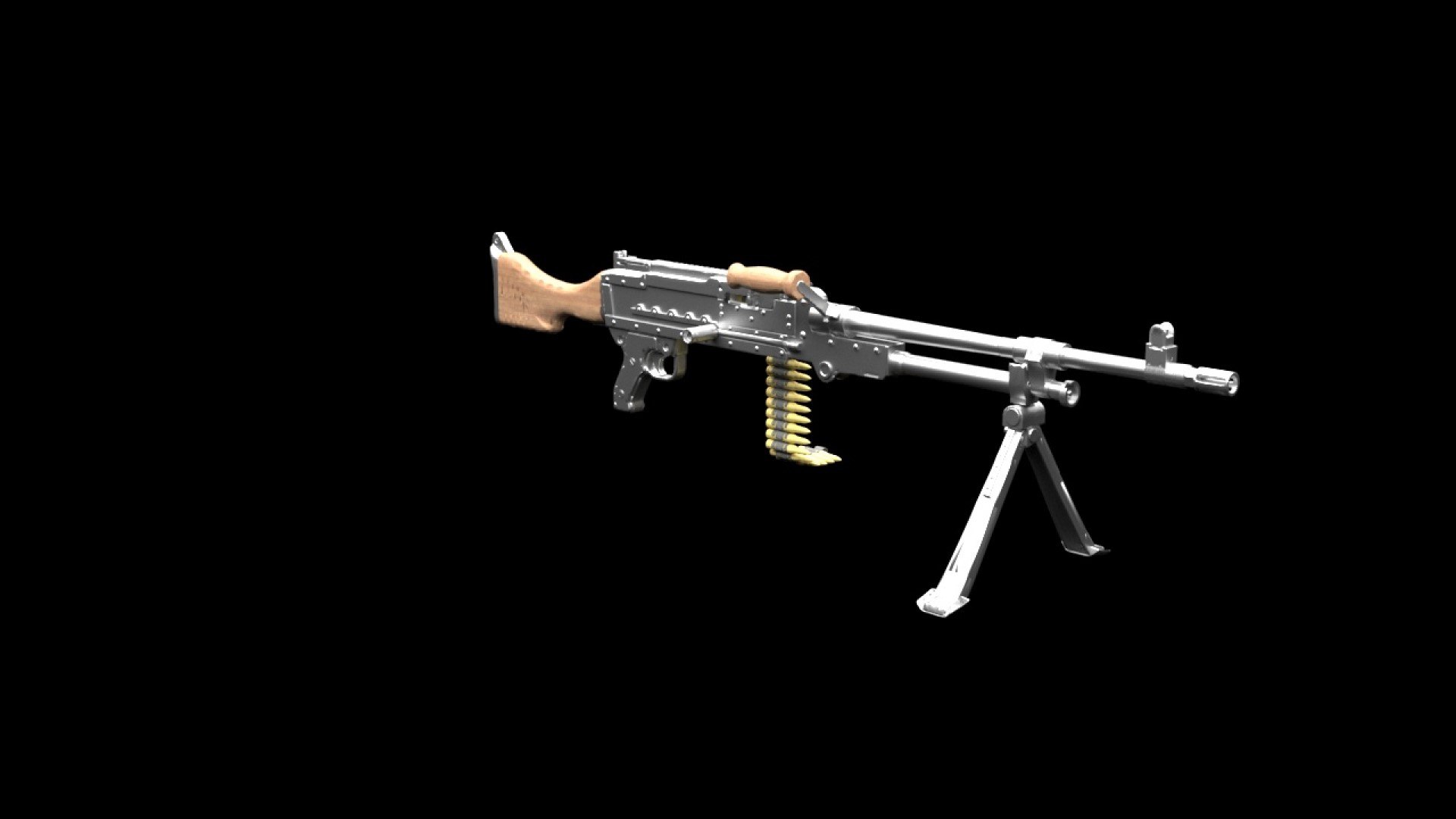 MAG 58 Machine Gun 3D - TurboSquid 2028213