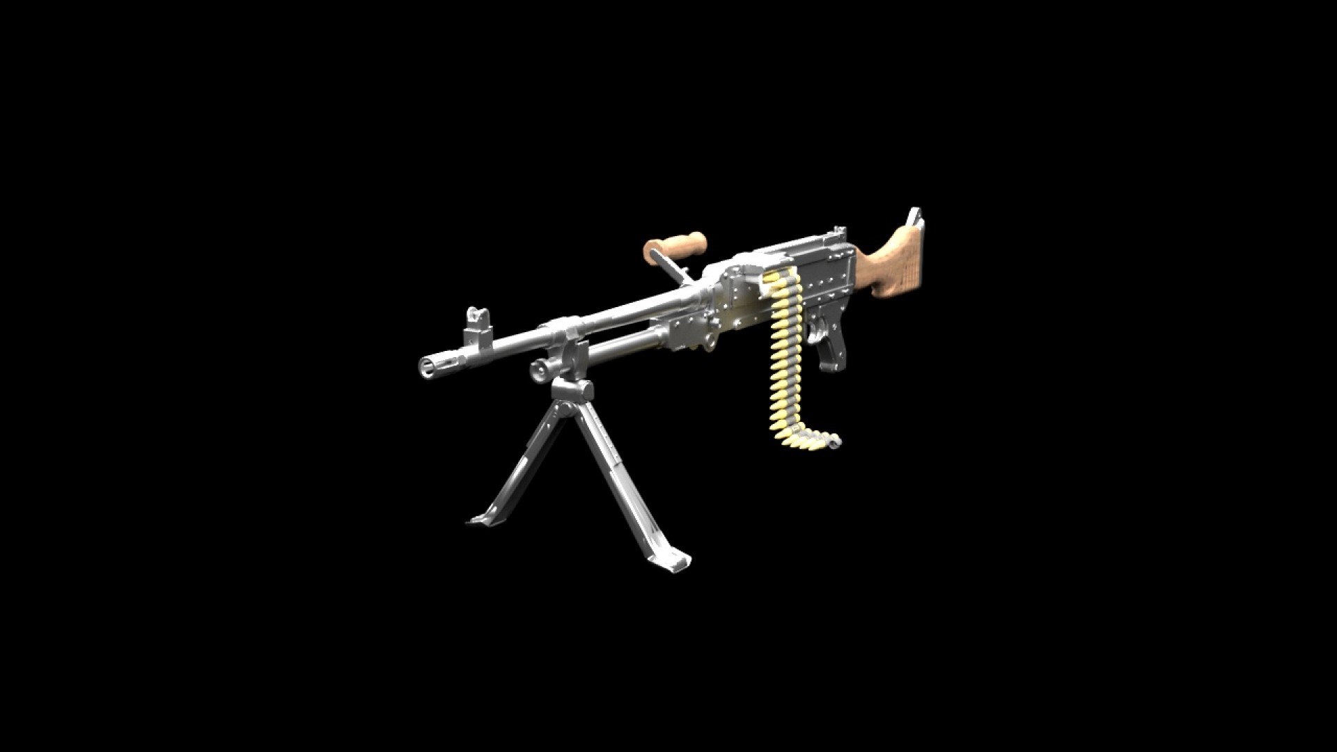 MAG 58 Machine Gun 3D - TurboSquid 2028213