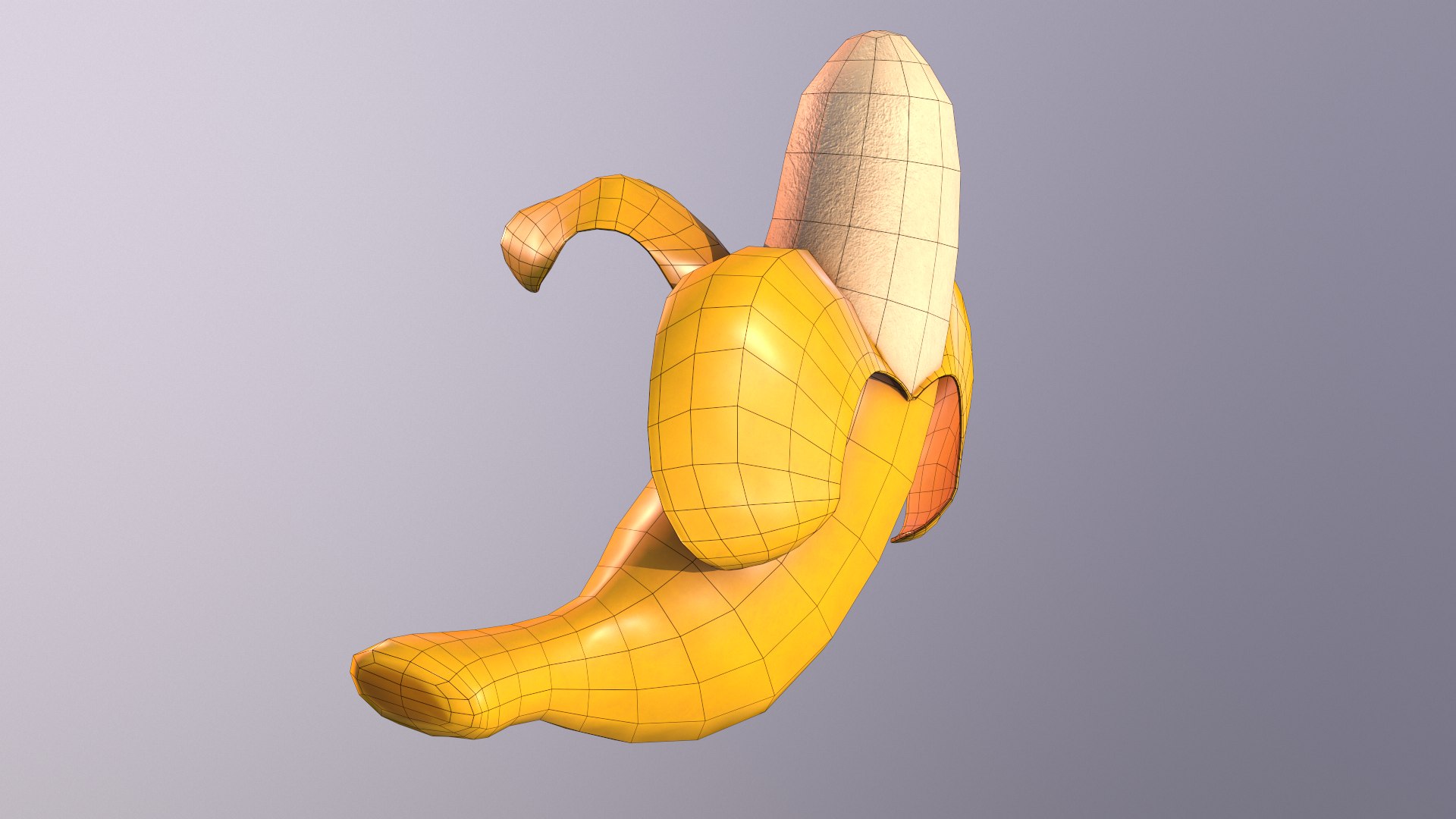 Stylized Banana 3D Model - TurboSquid 1883634