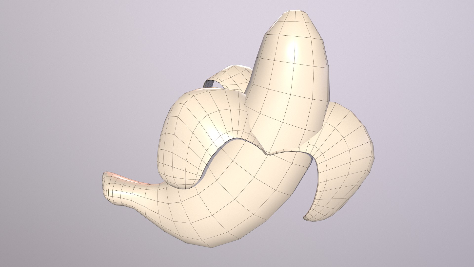 Stylized Banana 3D Model - TurboSquid 1883634