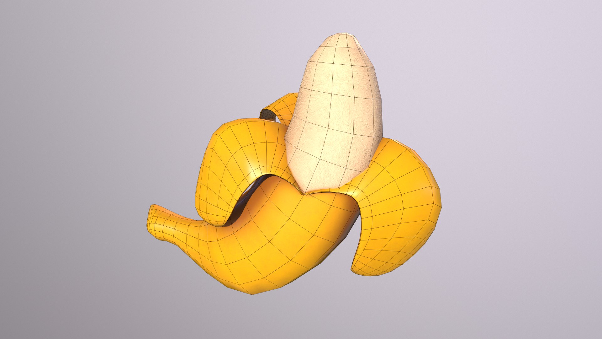 Stylized Banana 3D Model - TurboSquid 1883634