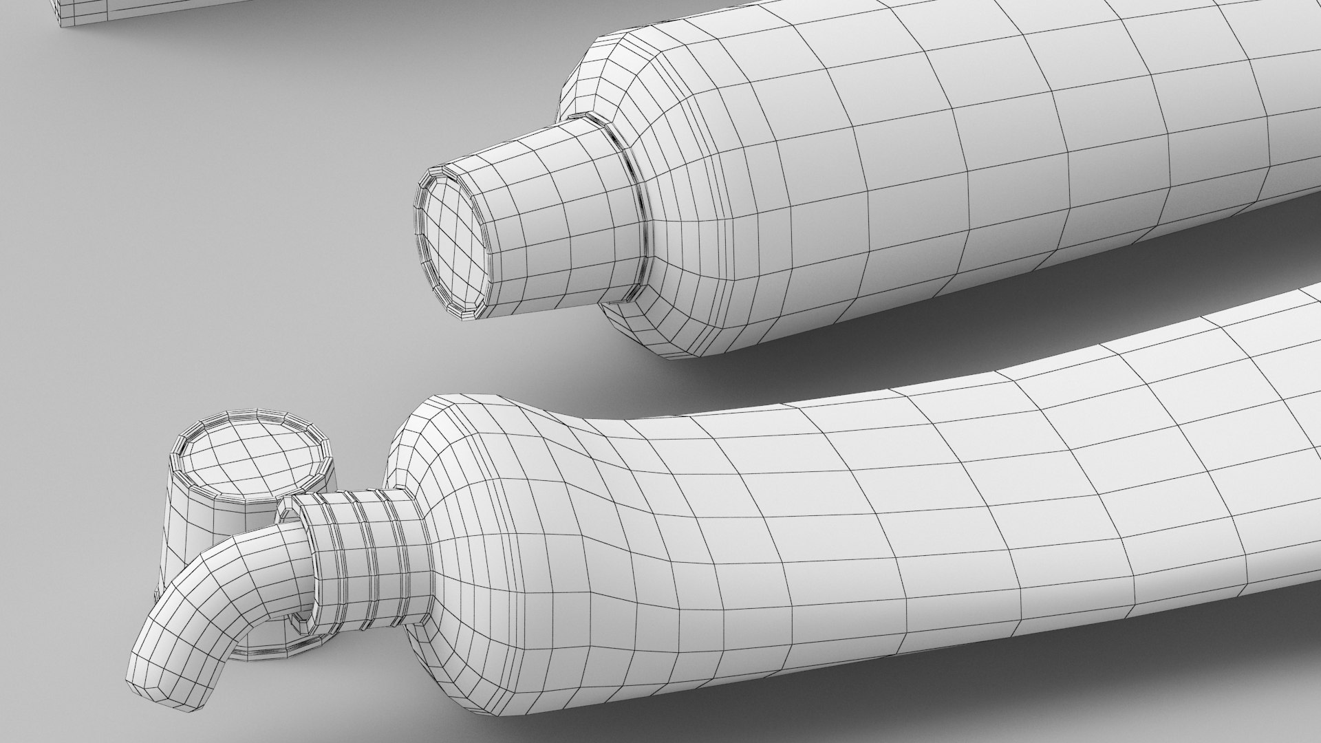 3D Toothpaste Set Model - TurboSquid 1701190