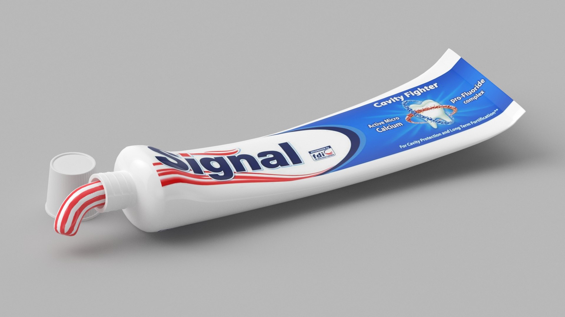 3D Toothpaste Set Model - TurboSquid 1701190