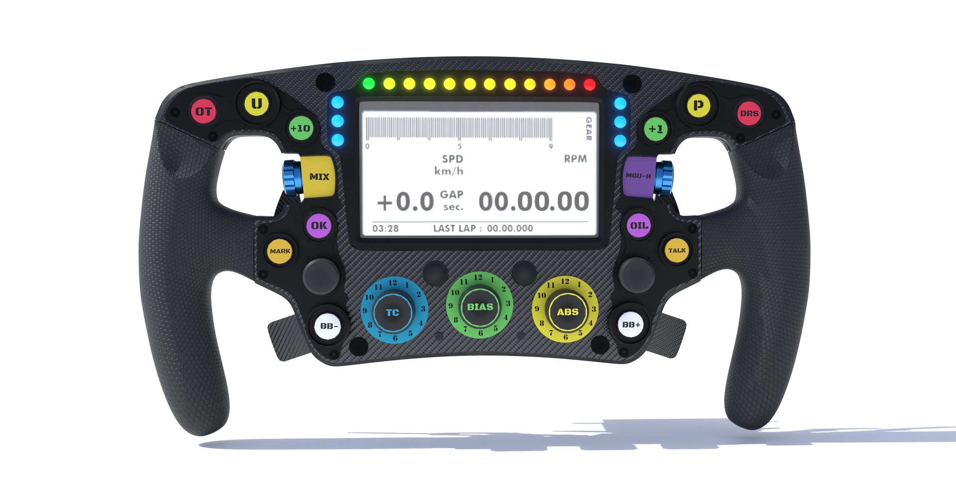 3D Racing Steering Wheel 4K PBR Model - TurboSquid 2357589