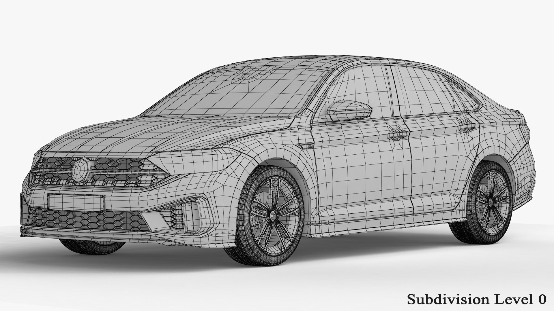 3D Volkswagen Jetta GLI 2022 Model - TurboSquid 2034325