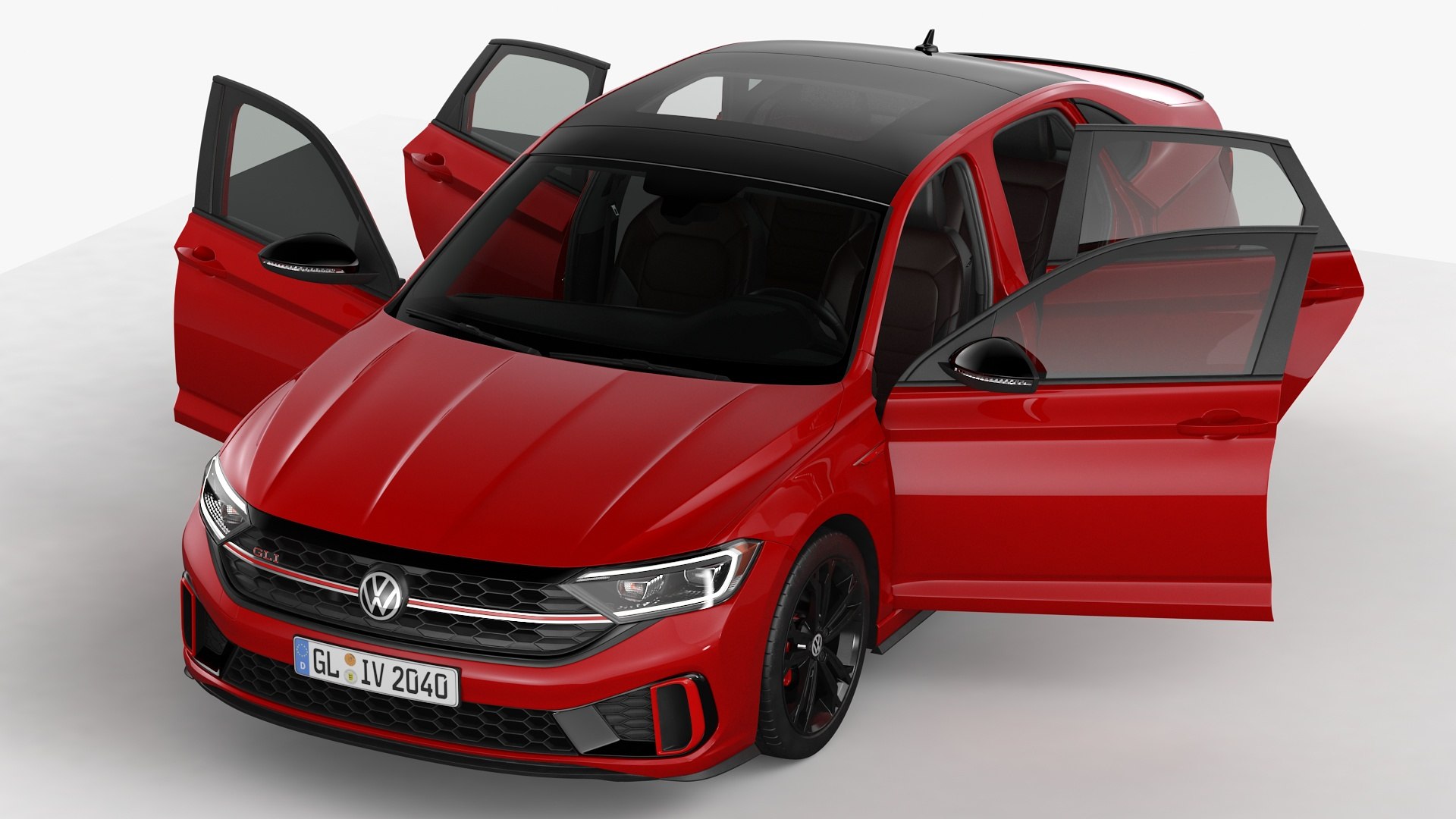 3D Volkswagen Jetta GLI 2022 Model - TurboSquid 2034325