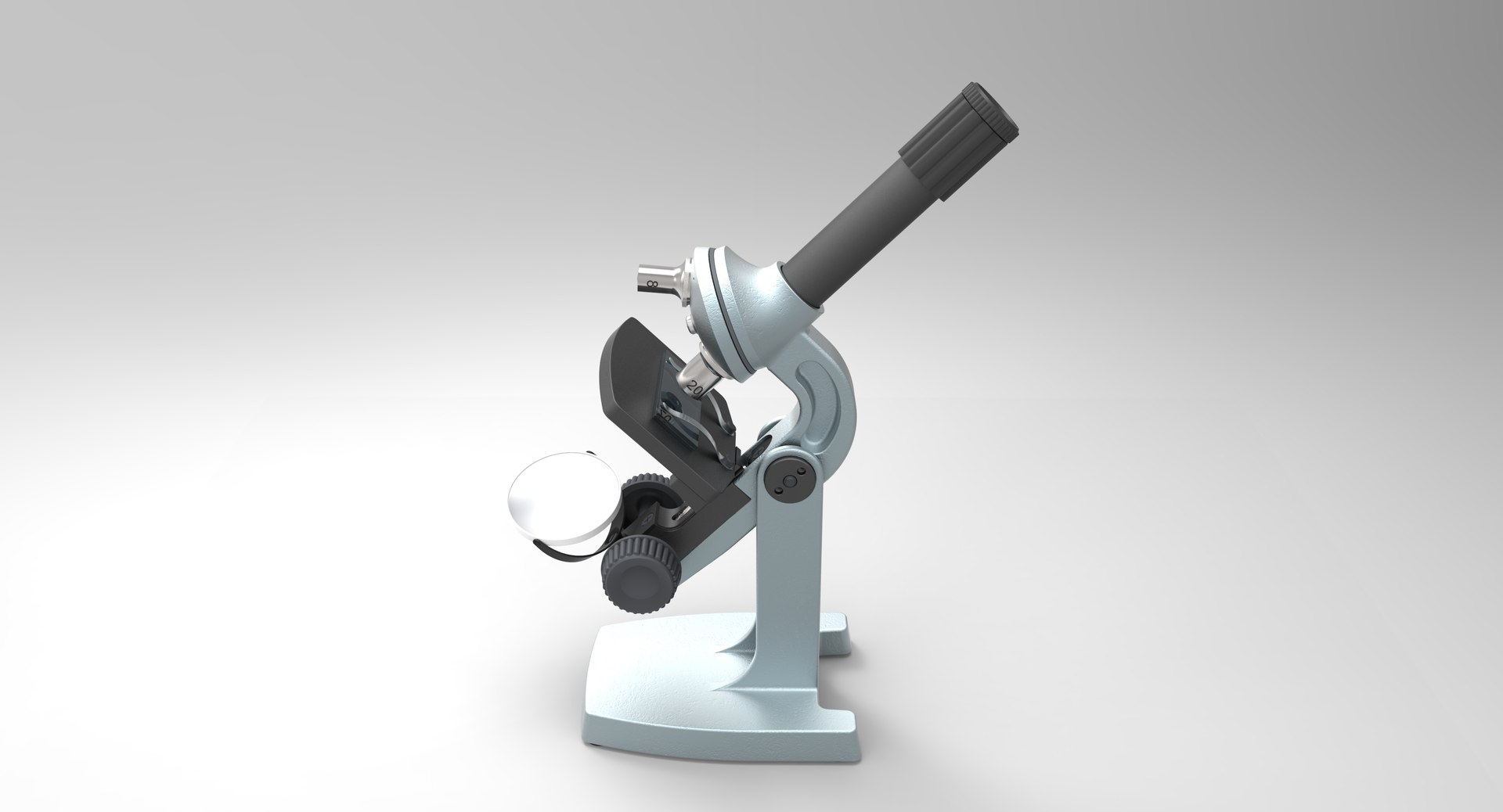 3D Model Light Microscope - TurboSquid 1237416
