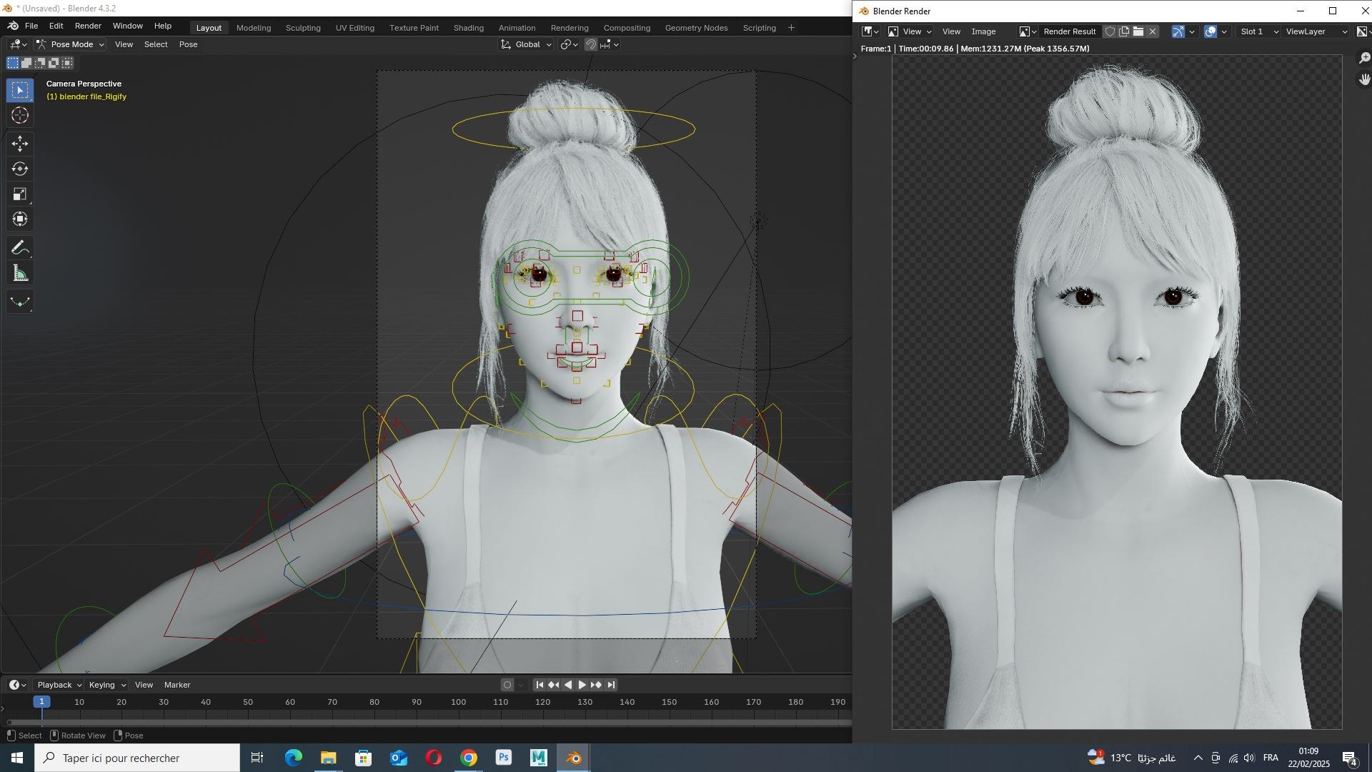 Free Download A Free High-Quality 3D Female Model Fully Rigged 3D - TurboSquid 2364897
