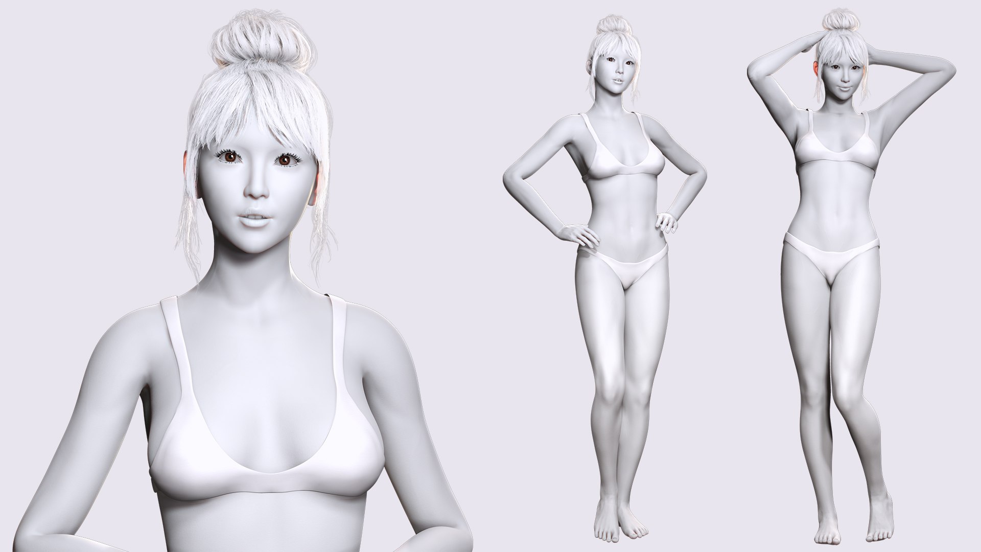 Free Download A Free High-Quality 3D Female Model Fully Rigged 3D - TurboSquid 2364897