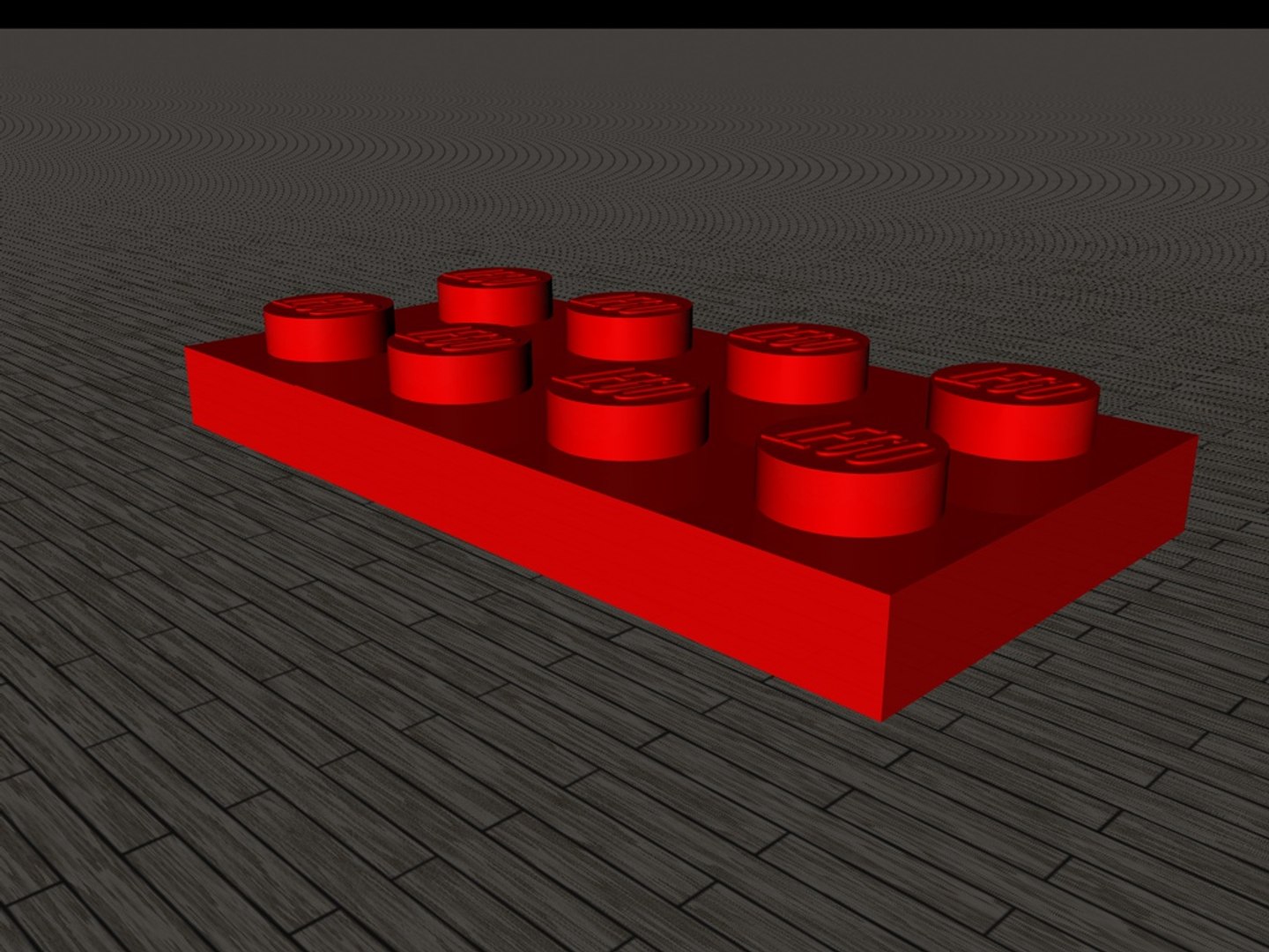 4x2 Lego Flat 3d C4d