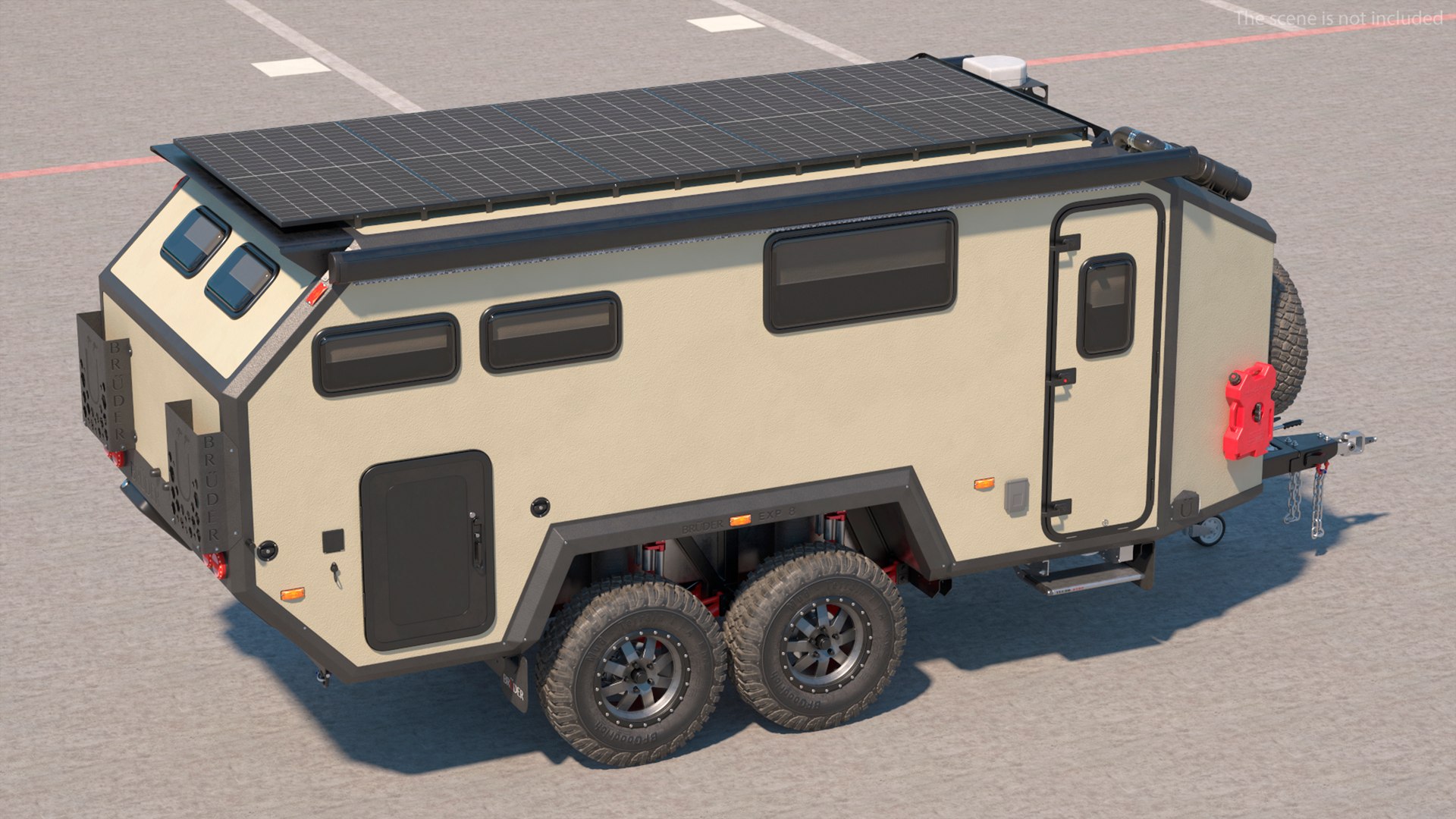 Off Road Mobile Home Bruder EXP 8 3D Model - TurboSquid 2280238