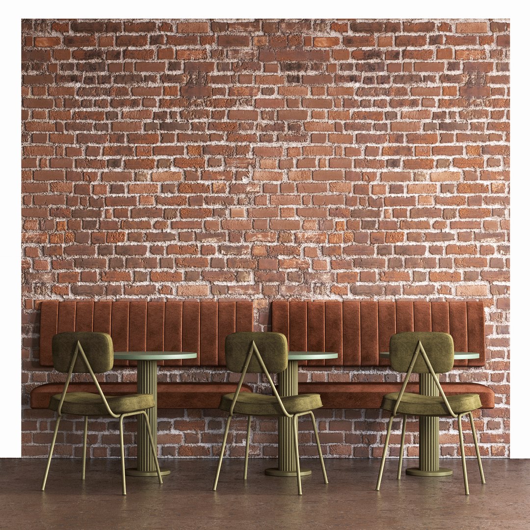 Cafe Seating Area 3D Model - TurboSquid 2430004