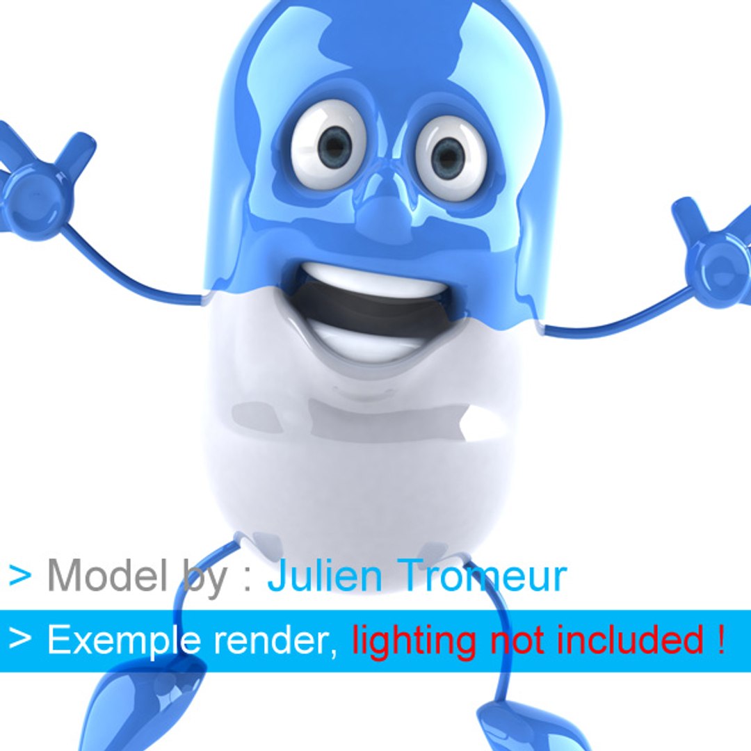 3d Cartoon Character Model