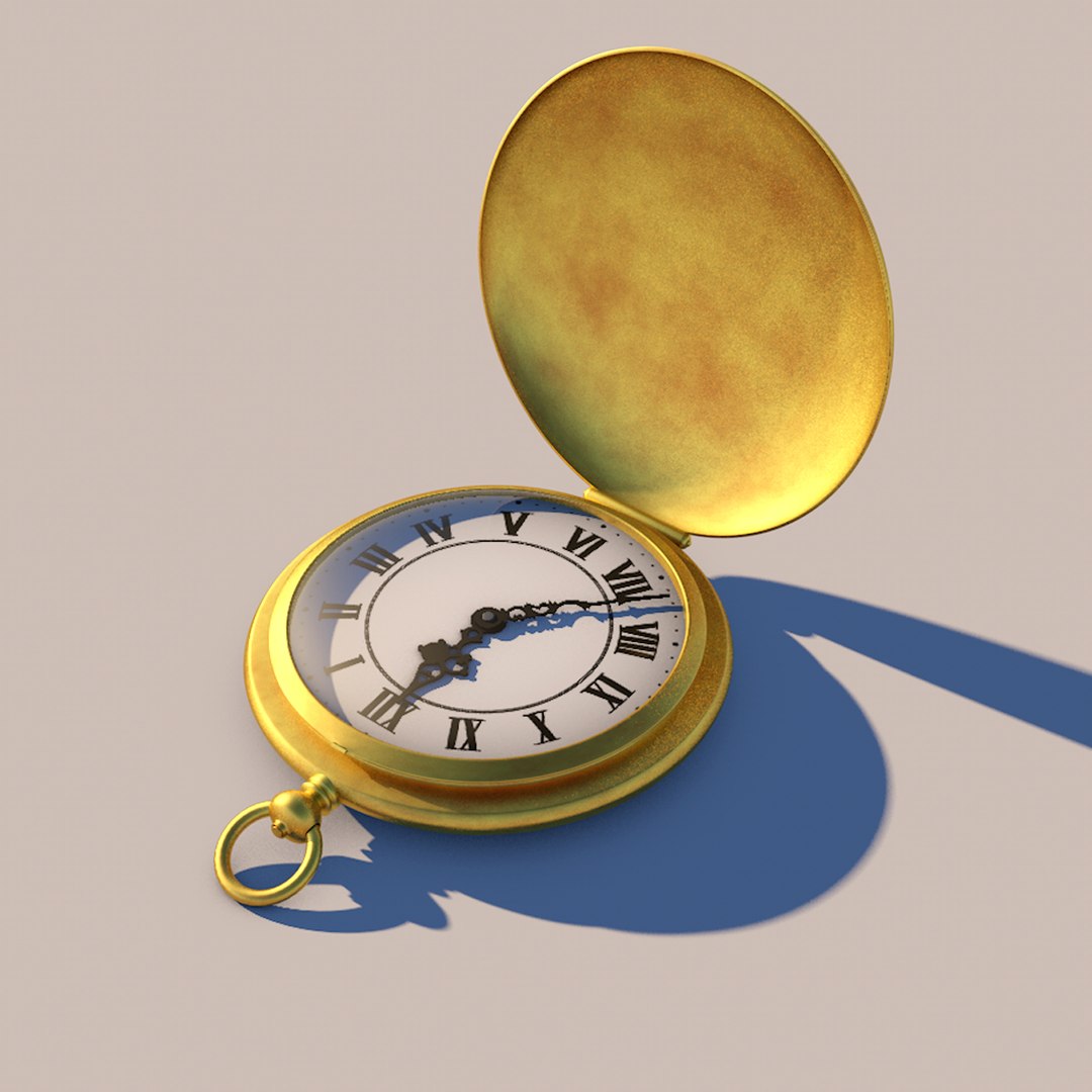 Old Watch 3D Model - TurboSquid 1340941