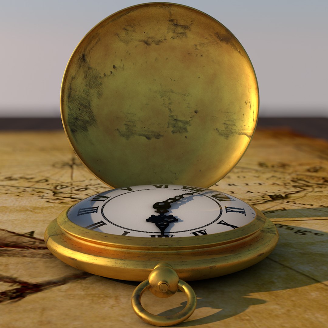 Old Watch 3D Model - TurboSquid 1340941