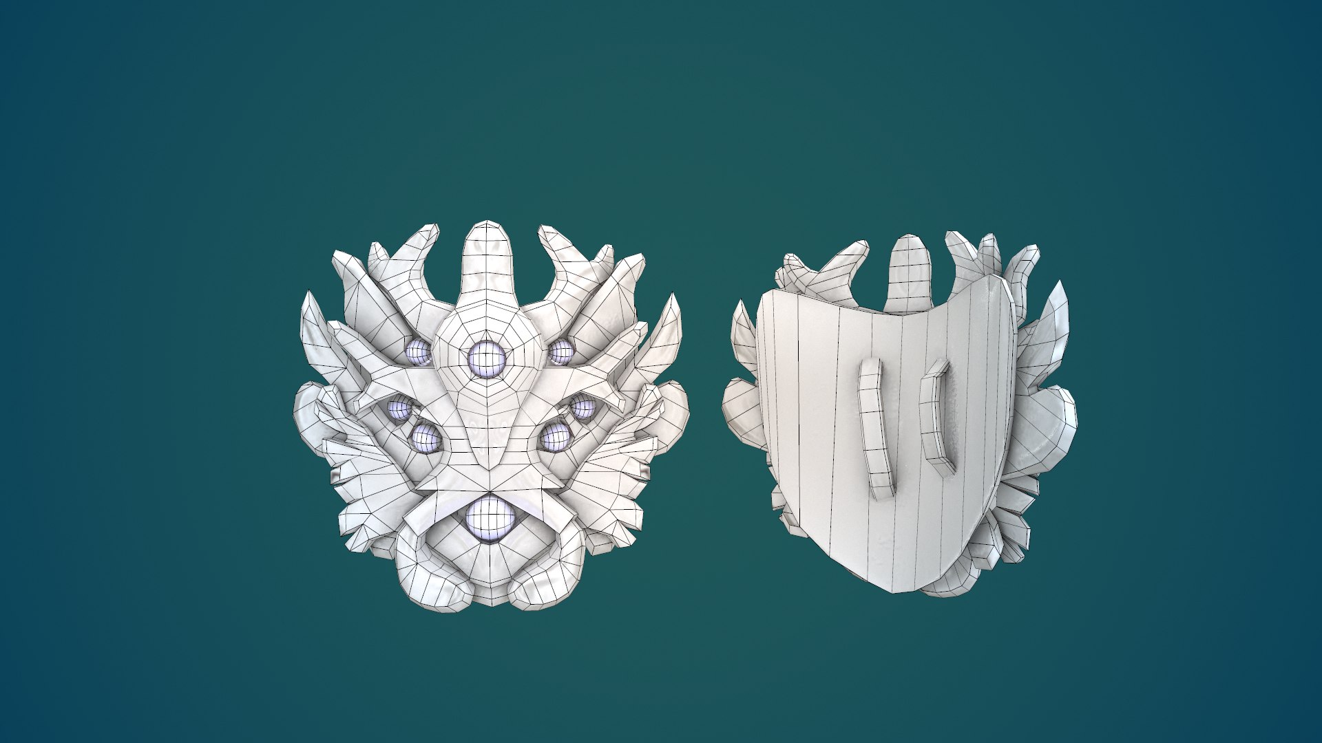 Shield Stylized Model - TurboSquid 1683188