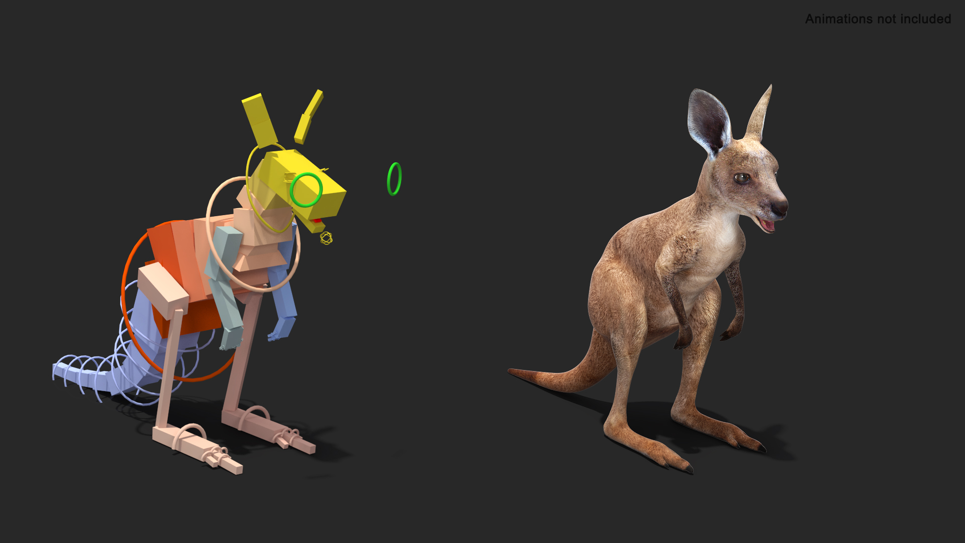 3D Baby Kangaroo Rigged - TurboSquid 2248592