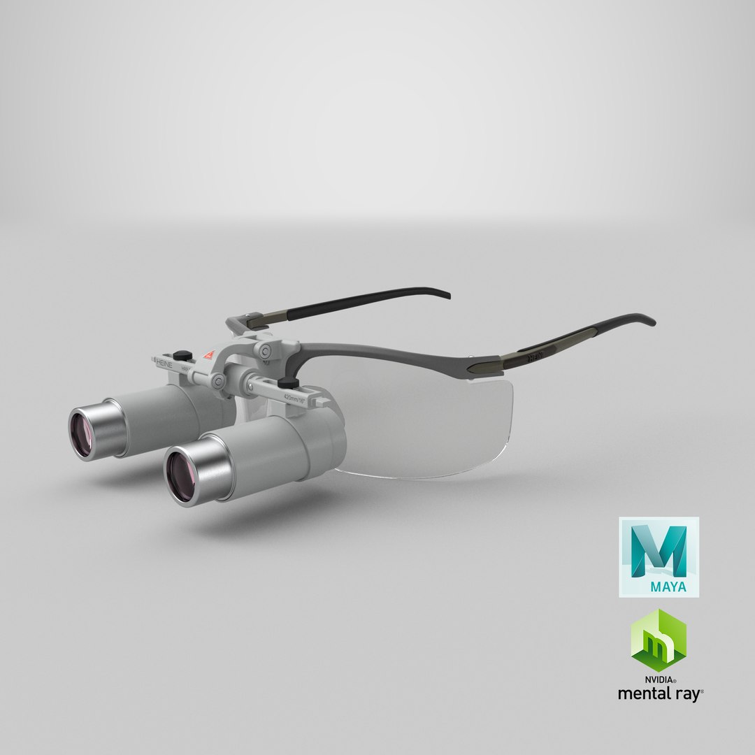 Heine Surgical Binocular Loupes 3D - TurboSquid 2020194