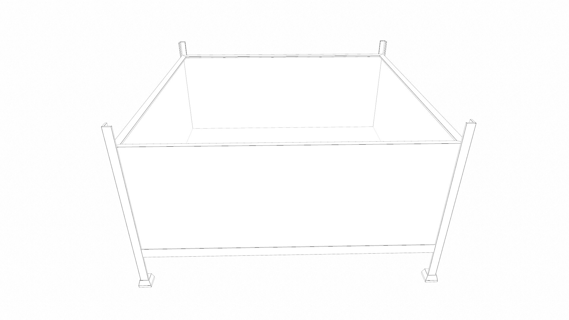 3D Industrial Metal Box Model - TurboSquid 2342066