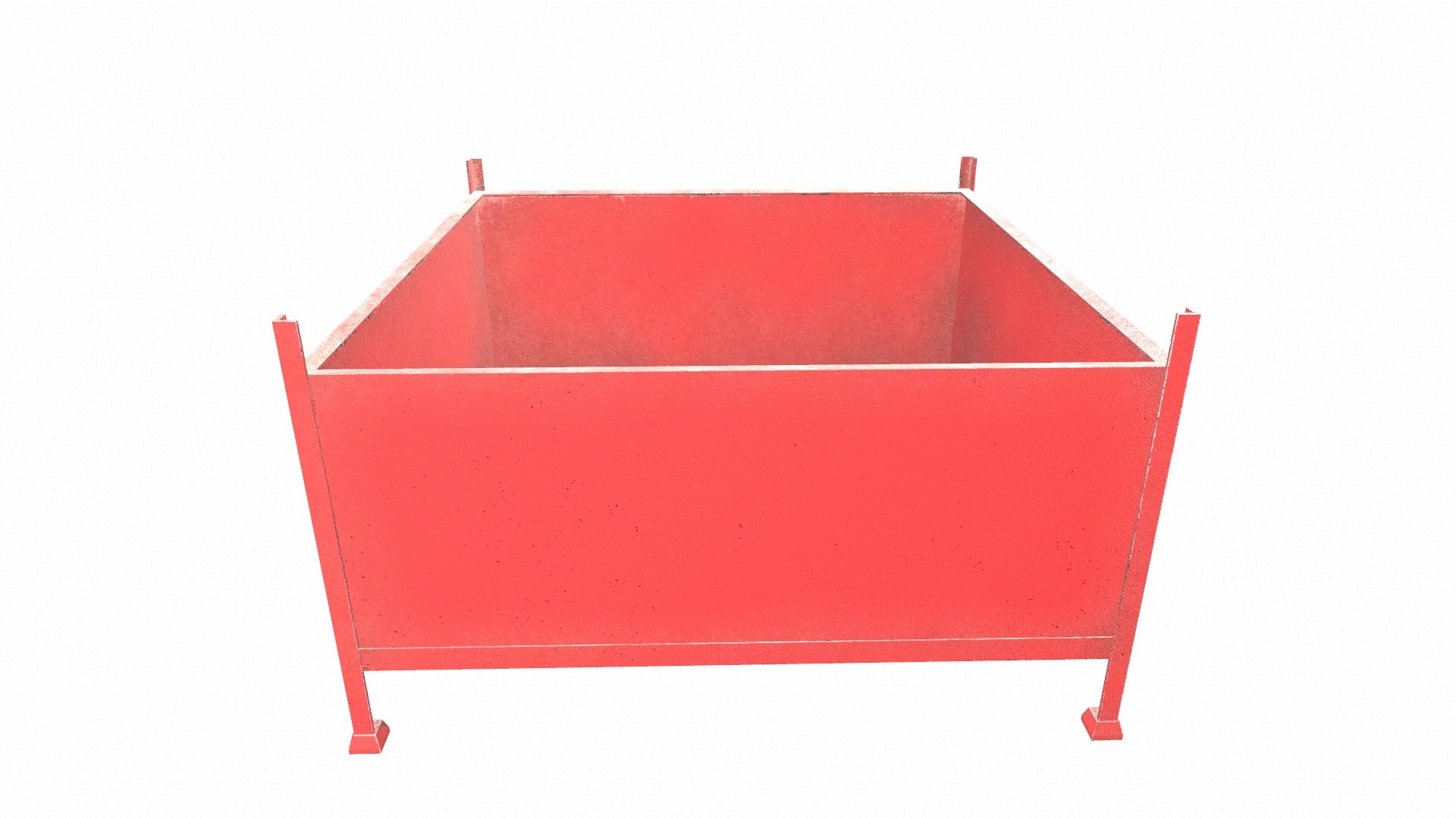 3D Industrial Metal Box Model - TurboSquid 2342066