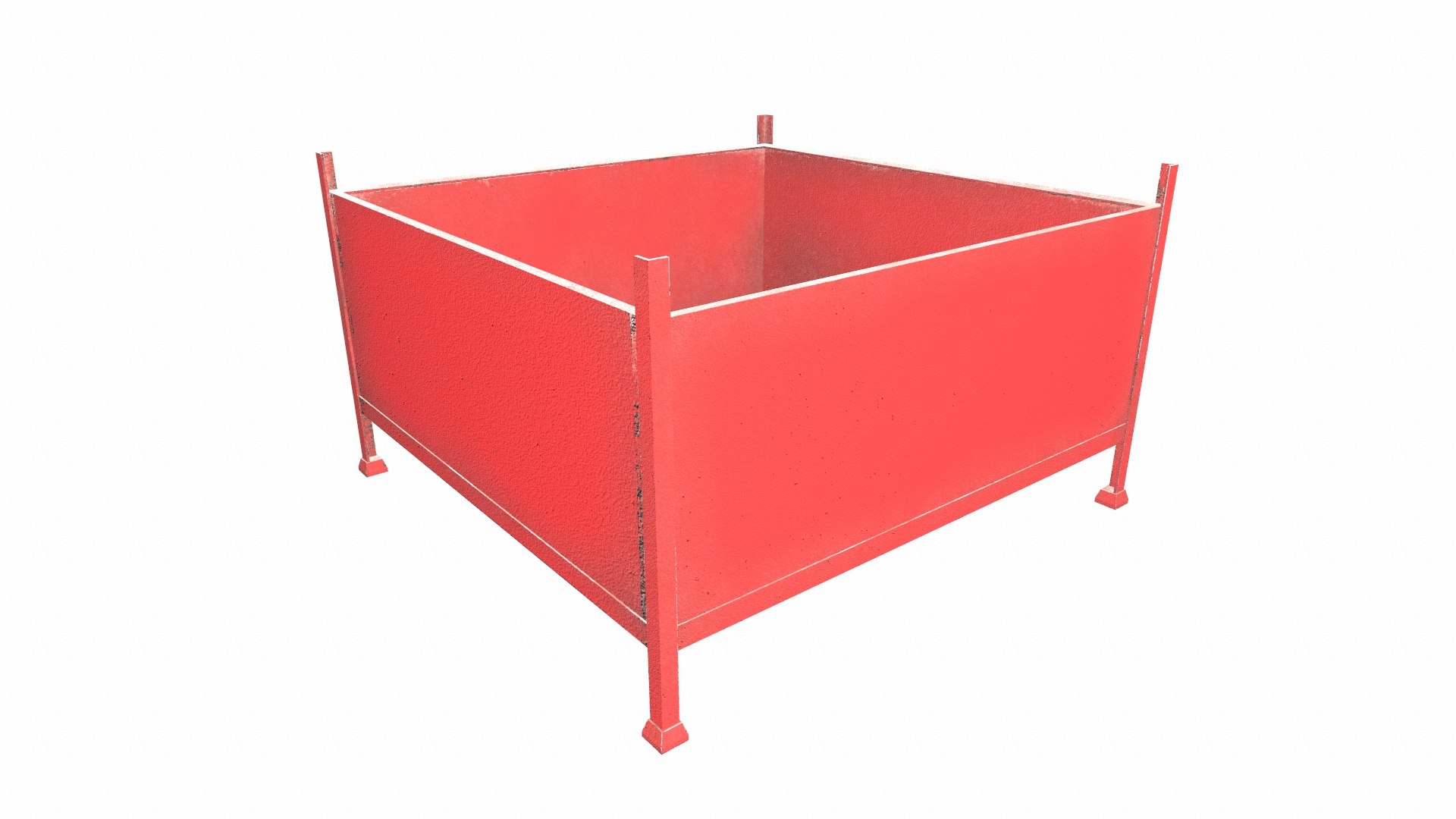 3D Industrial Metal Box Model - TurboSquid 2342066