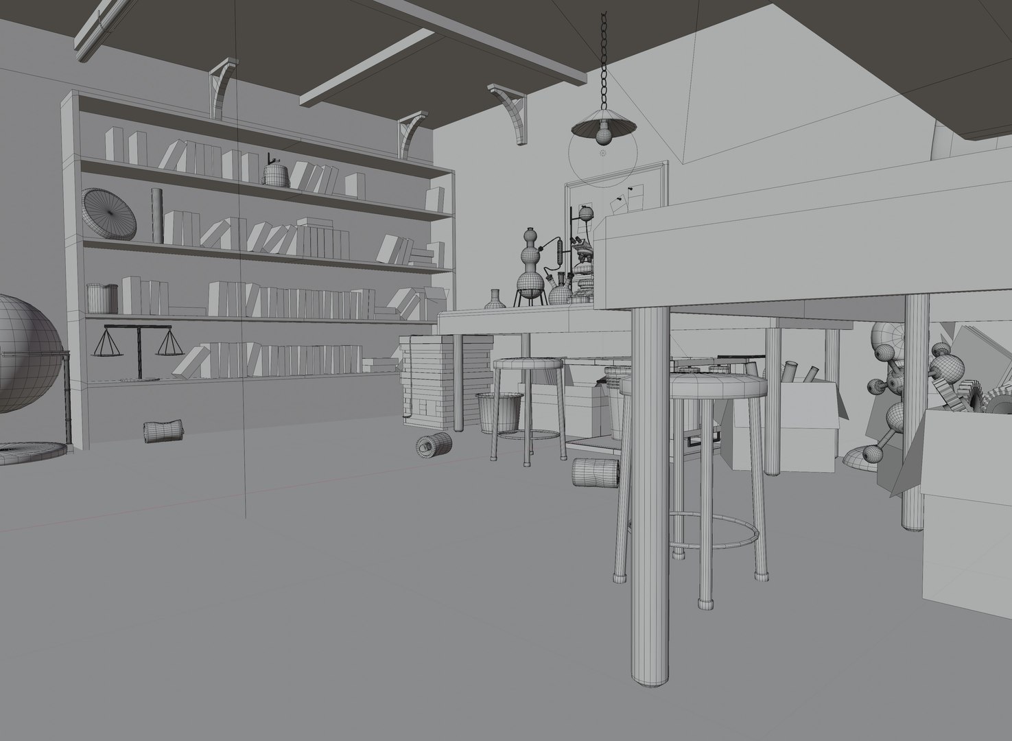 3D model laboratory lab - TurboSquid 1513793