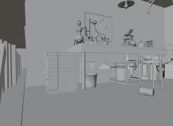 modelo 3d Laboratorio de sótano - TurboSquid 1513793