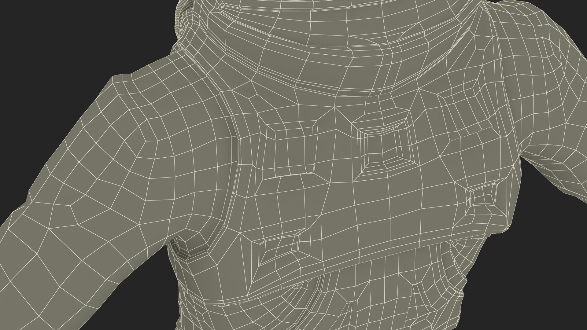 3D Model Futuristic Sci-Fi Astronaut With Visor - TurboSquid 2396137