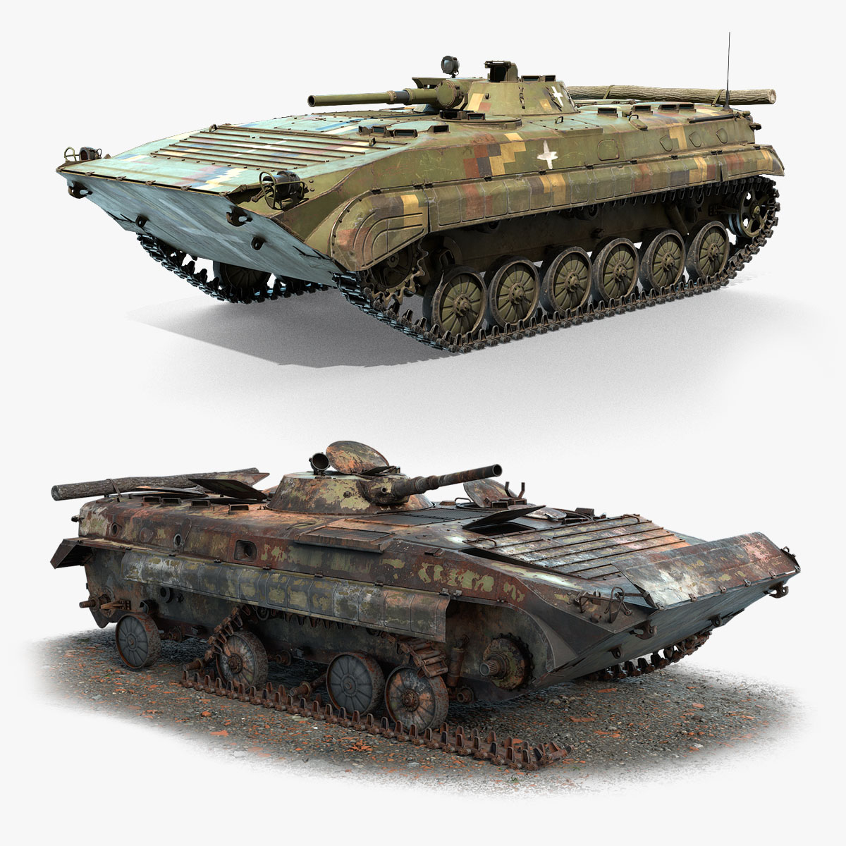 3D BMP-1 Set - TurboSquid 1982071