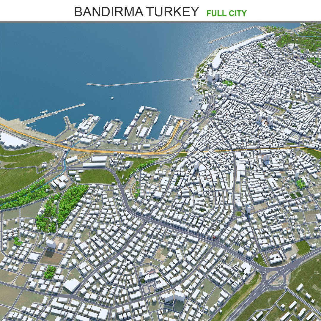 Bandirma Turkey 3D Model - TurboSquid 2041971