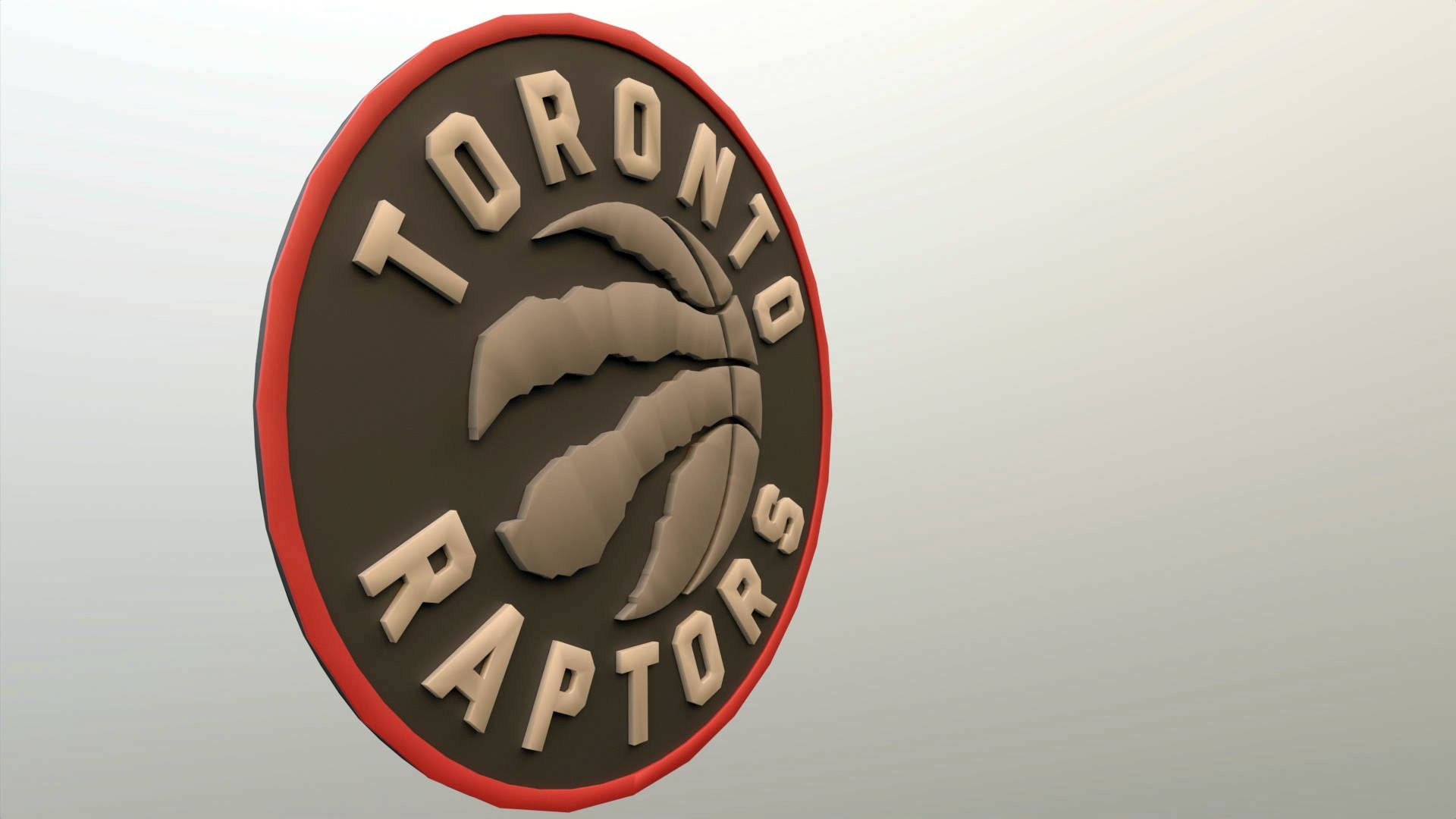 3D Model Toronto Raptors Logo Printable And Renderable - TurboSquid 2222810