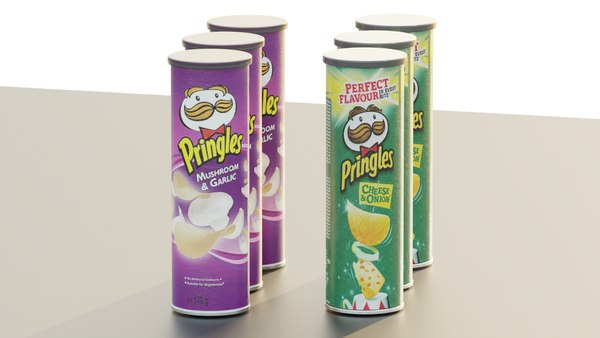 modelo 3d bocadillo de envase de patatas pringles - TurboSquid 1725396