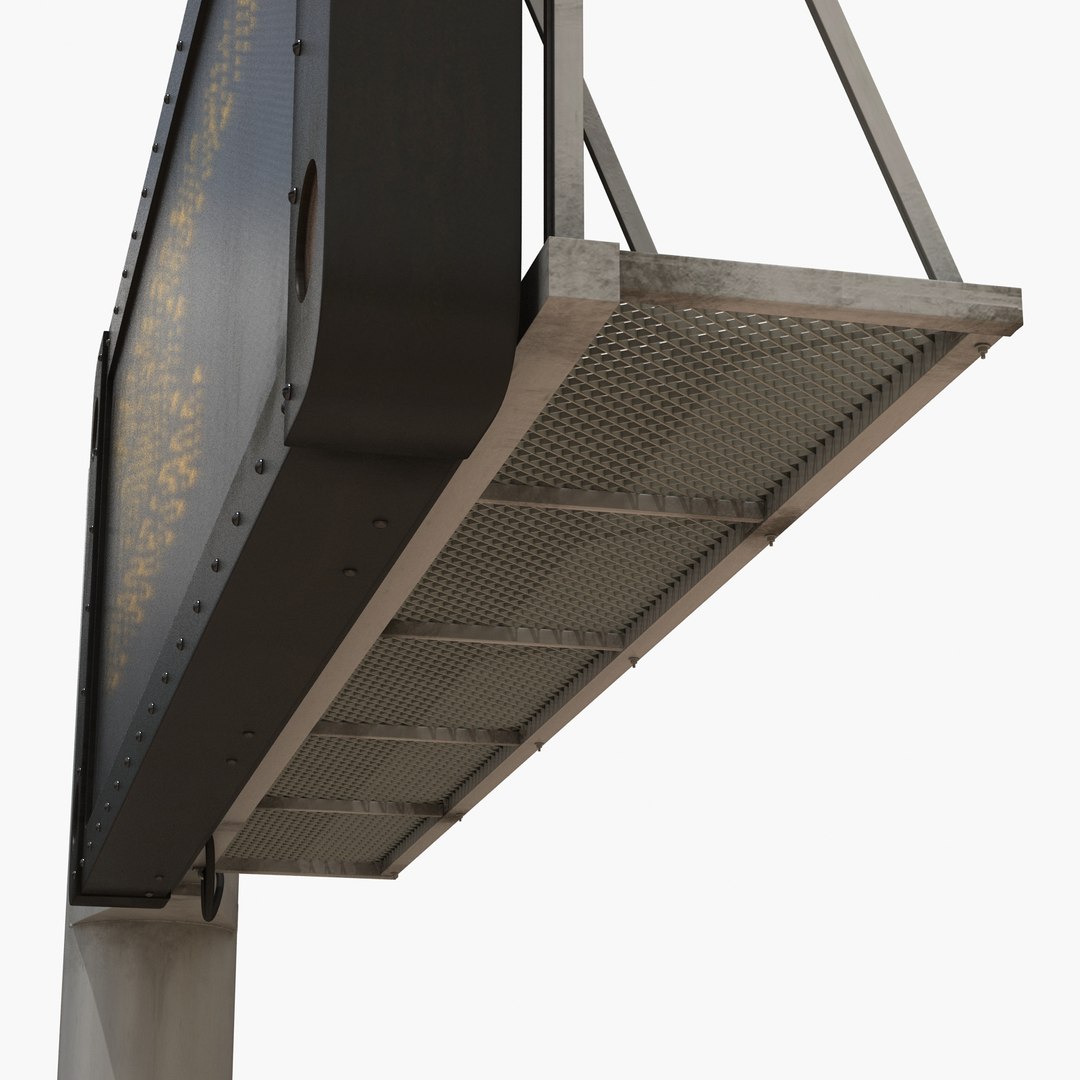 Light Electronic Message Board 3d Model