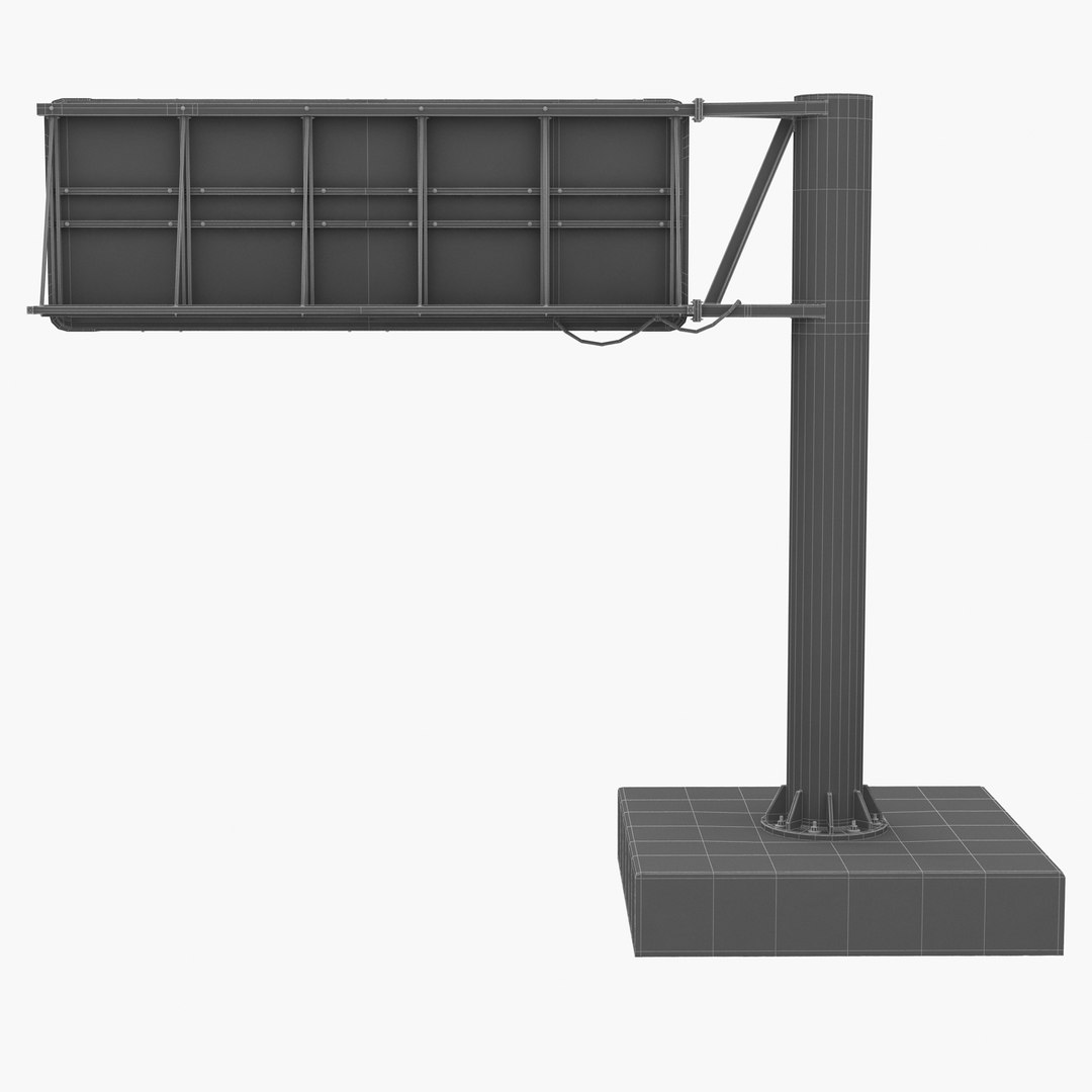 Light Electronic Message Board 3d Model