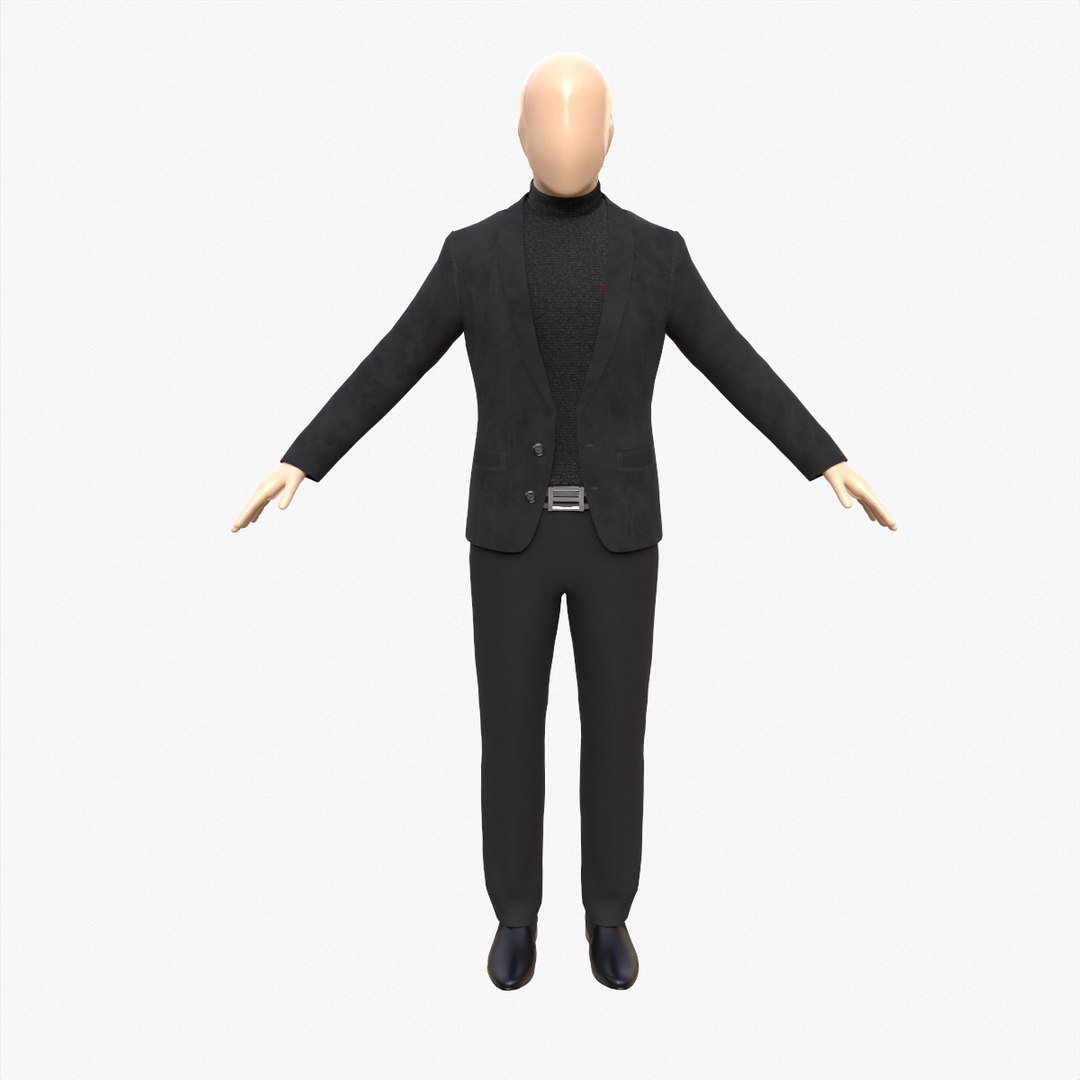 Men Suit Model - TurboSquid 2013020