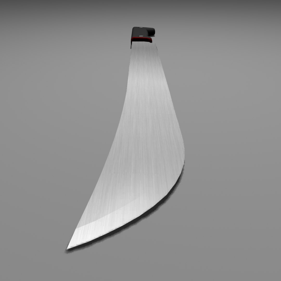 Machete Blade Obj