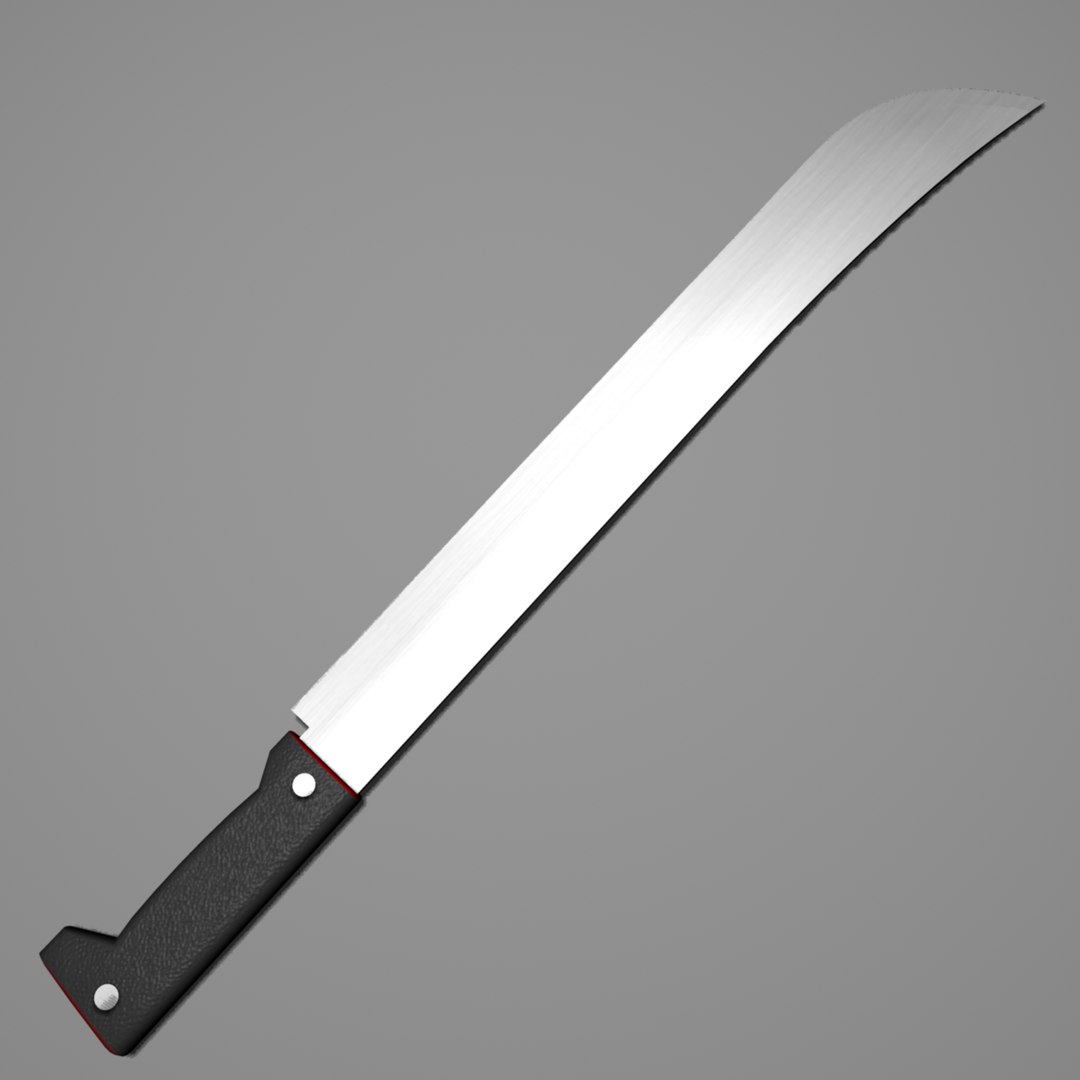Machete Blade Obj