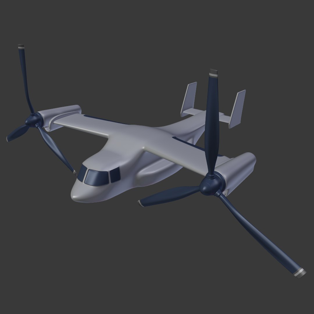 3d Osprey Vtol Model
