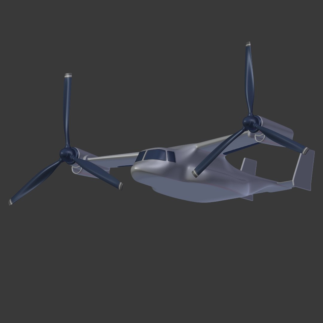 3d Osprey Vtol Model