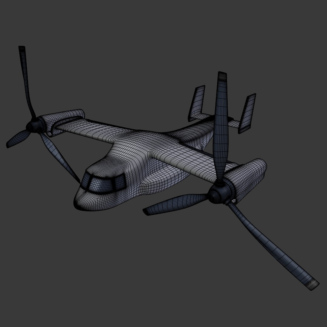 3d Osprey Vtol Model