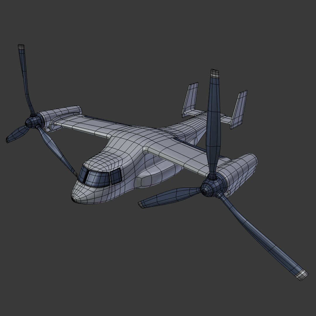 3d Osprey Vtol Model