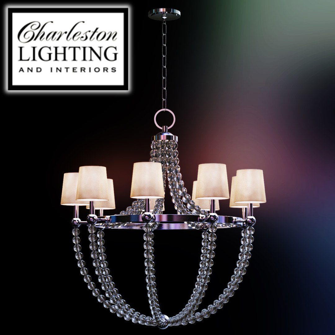 charleston lighting interiors chandelier 3d max